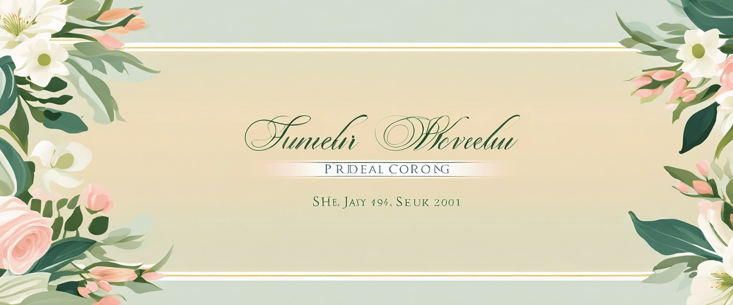 Importance of Fonts and Colors in Funeral Programs | Design Guidelines ...