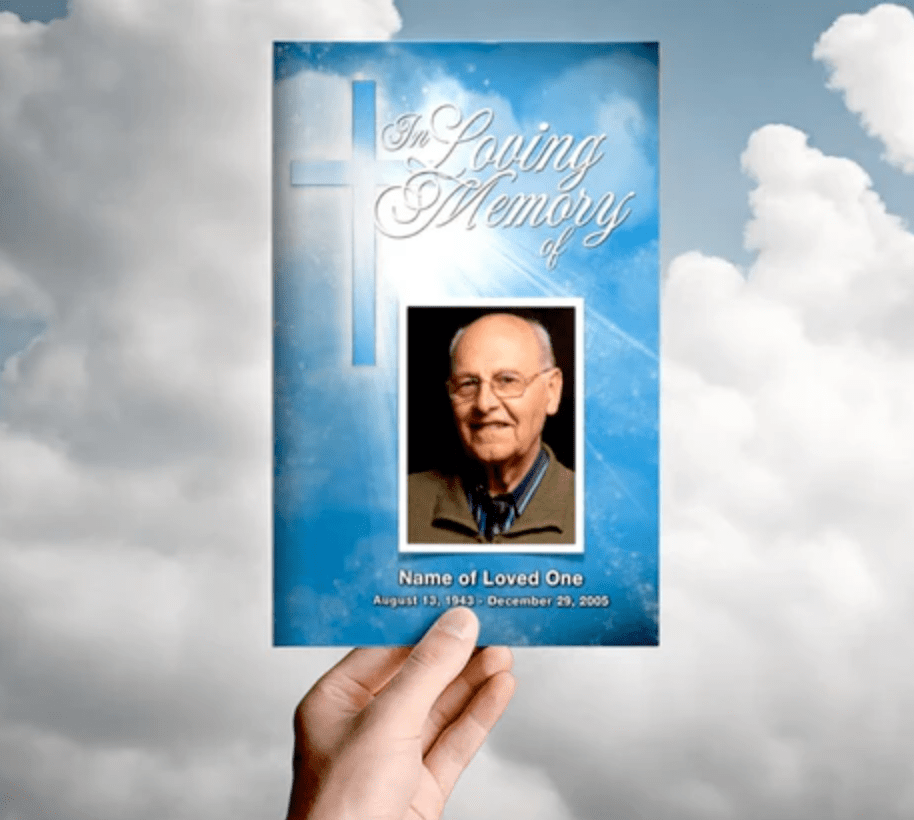 Creating a Christian Funeral Program Template: Honoring Faith and Life ...