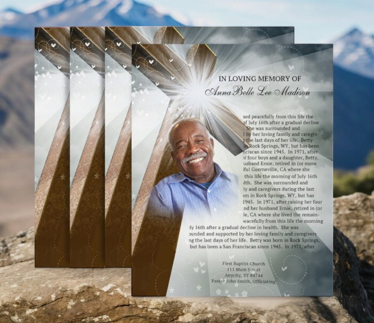 Creating a Funeral Pamphlet for a Child or Infant – The Funeral Program ...