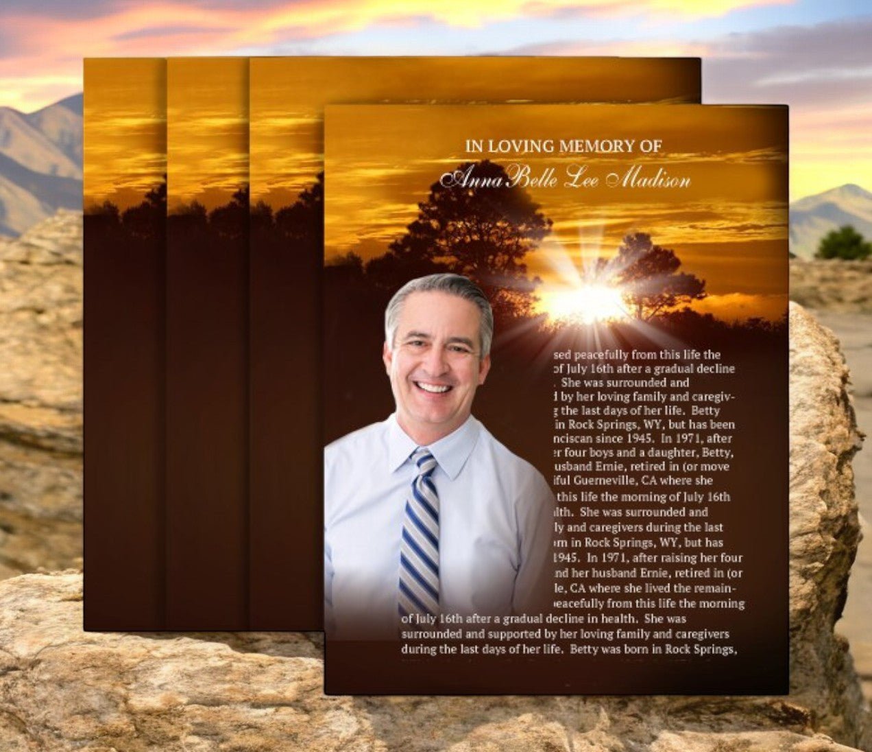 Creating Elegant and Simple Funeral Flyers for a Peaceful Tribute – The ...