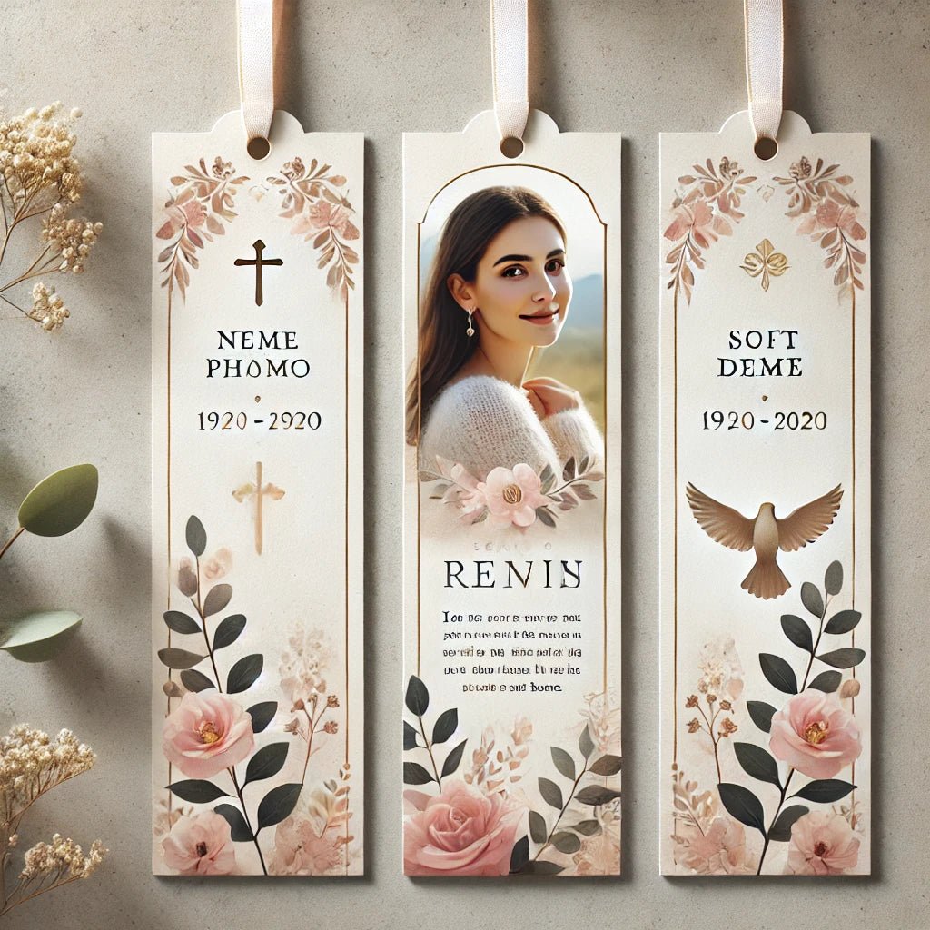 Creative Memorial Bookmark Layouts – The Funeral Program Site