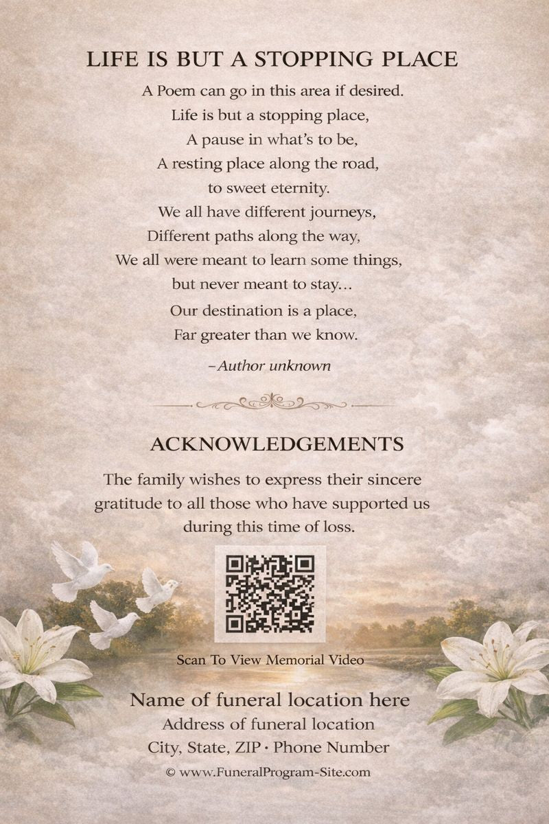 Digital vs. Physical: The Rise of QR Codes in Funeral Programs – The ...