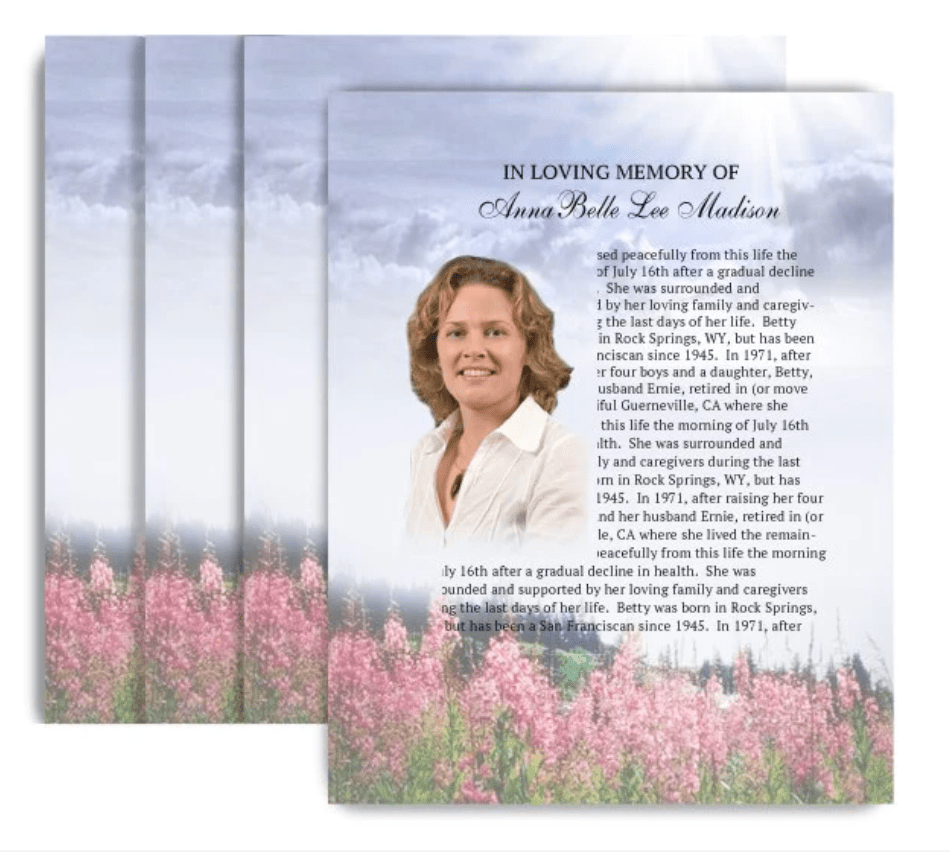 Enhancing Farewells with Funeral Program Clipart – The Funeral Program Site