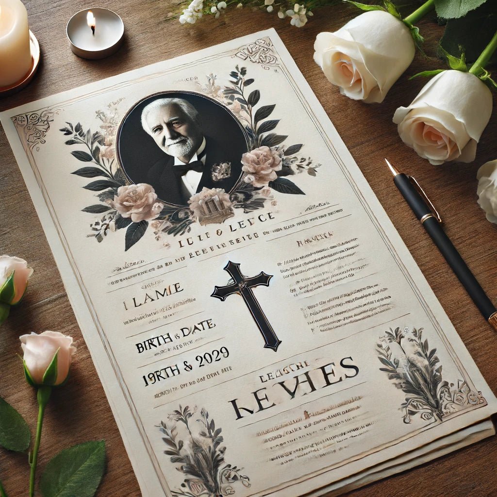 Best Funeral Flyers and Designs - Expert Tips and Ideas – The Funeral ...