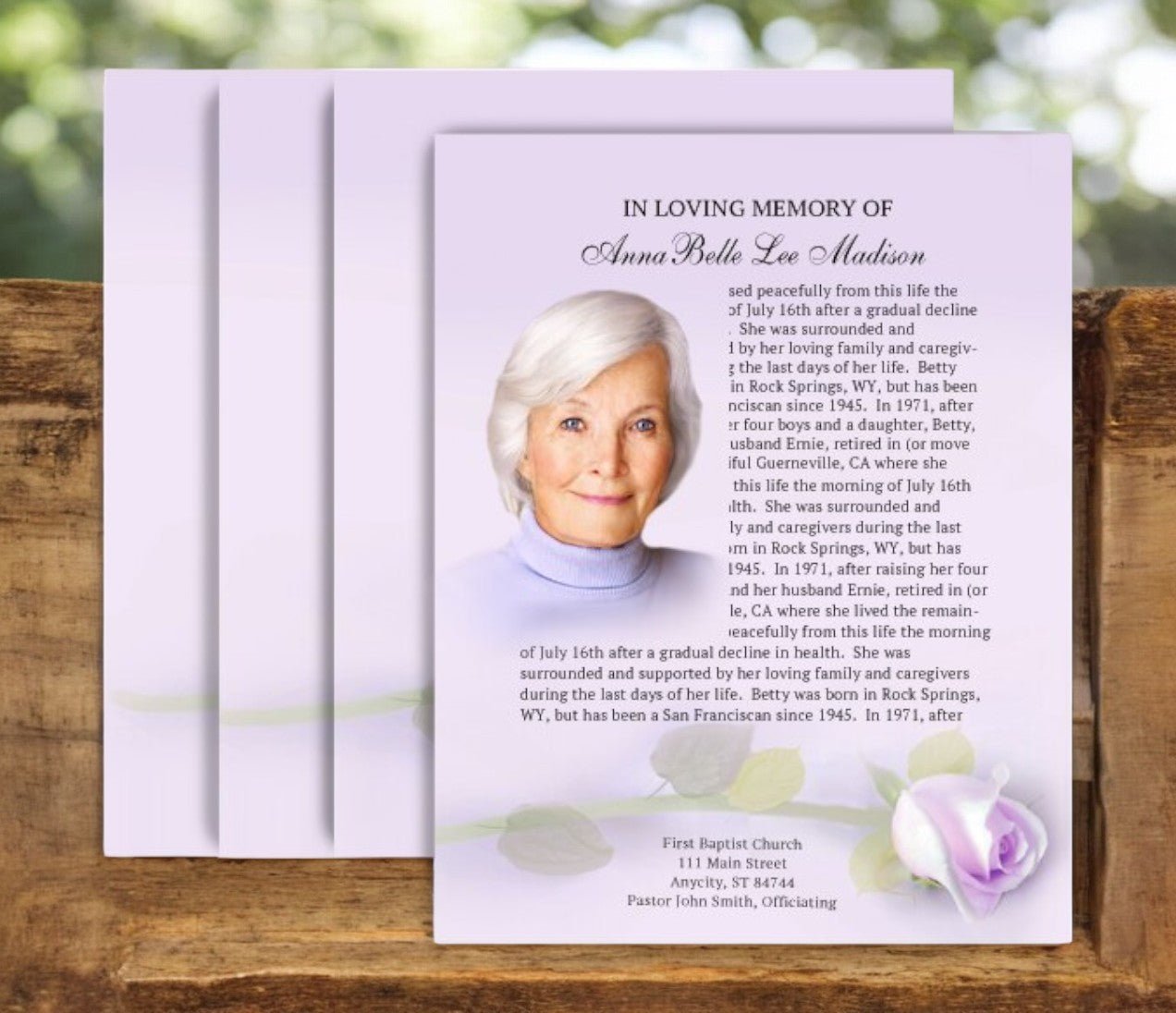 Funeral Flyers Printing with The Funeral Program Site