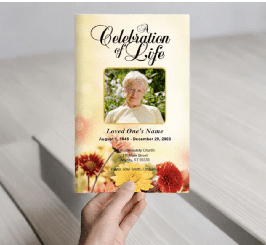 Funeral Program Design for Microsoft Word: A Simple and Accessible Sol ...