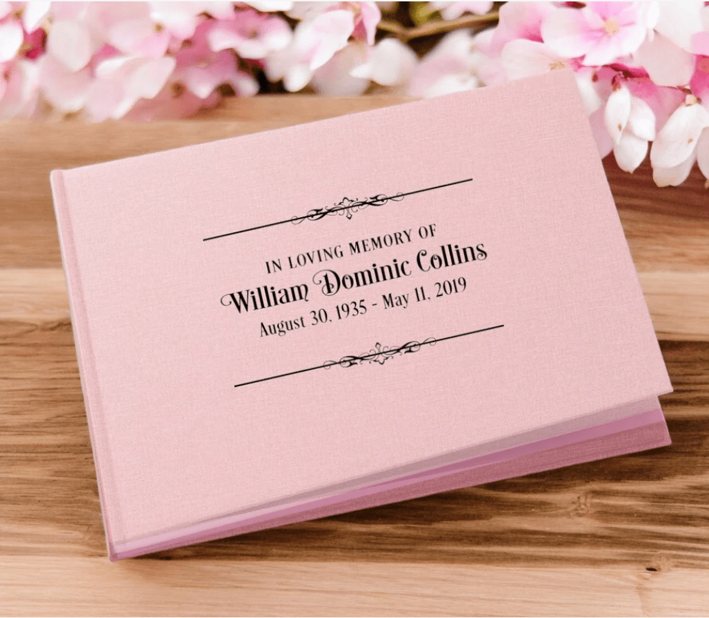 Funeral Program Site Funeral Guest Book: A Keepsake of Love and Legacy ...