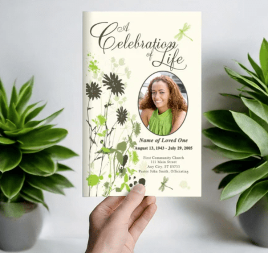 Funeral Program Template For Publisher – The Funeral Program Site
