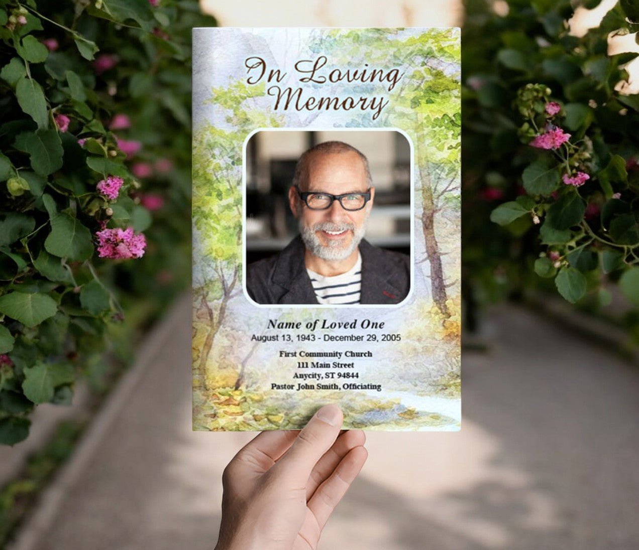 Funeral Program Templates: Honoring Loved Ones with Professional, Pers ...
