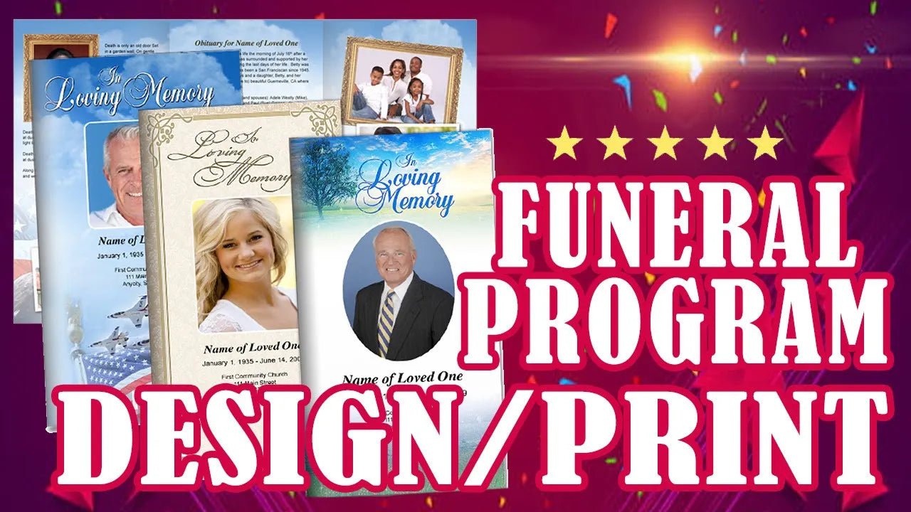 Guía para la impresión de programas funerarios – The Funeral Program Site