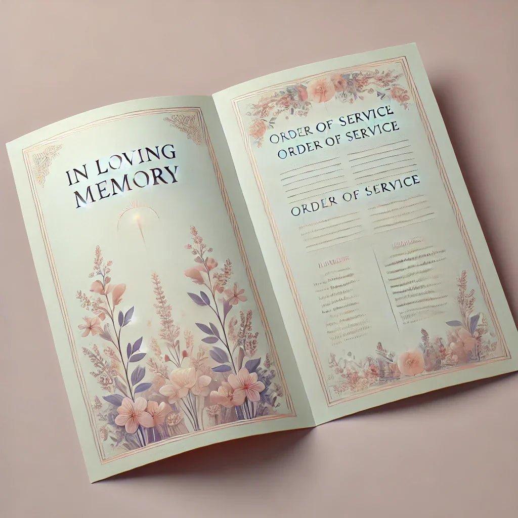 How Can I Make the Cover Page of the Funeral Program More Personal ...