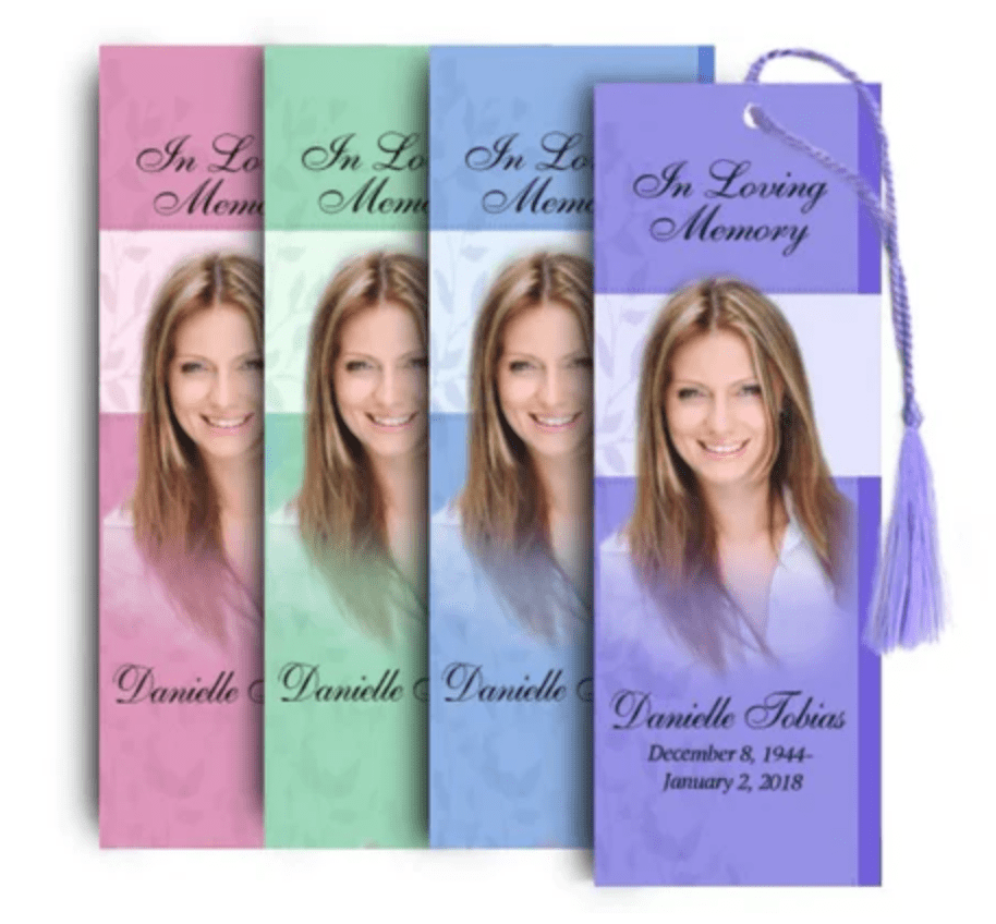How Do You Distribute Memorial Bookmarks? – The Funeral Program Site