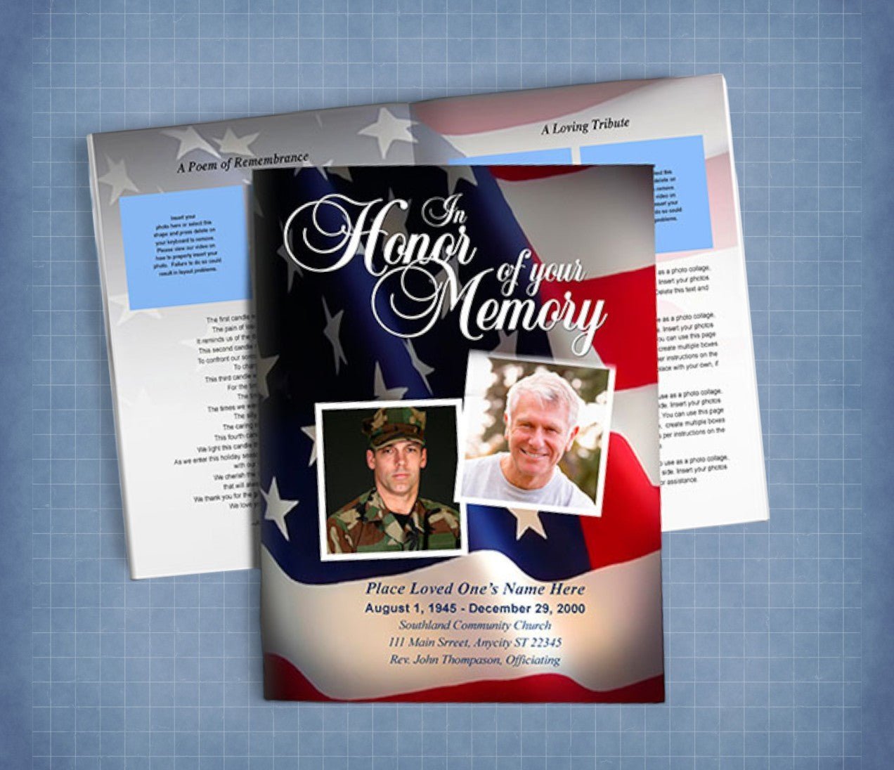 How to Create a Funeral Program Template for Canva – The Funeral ...