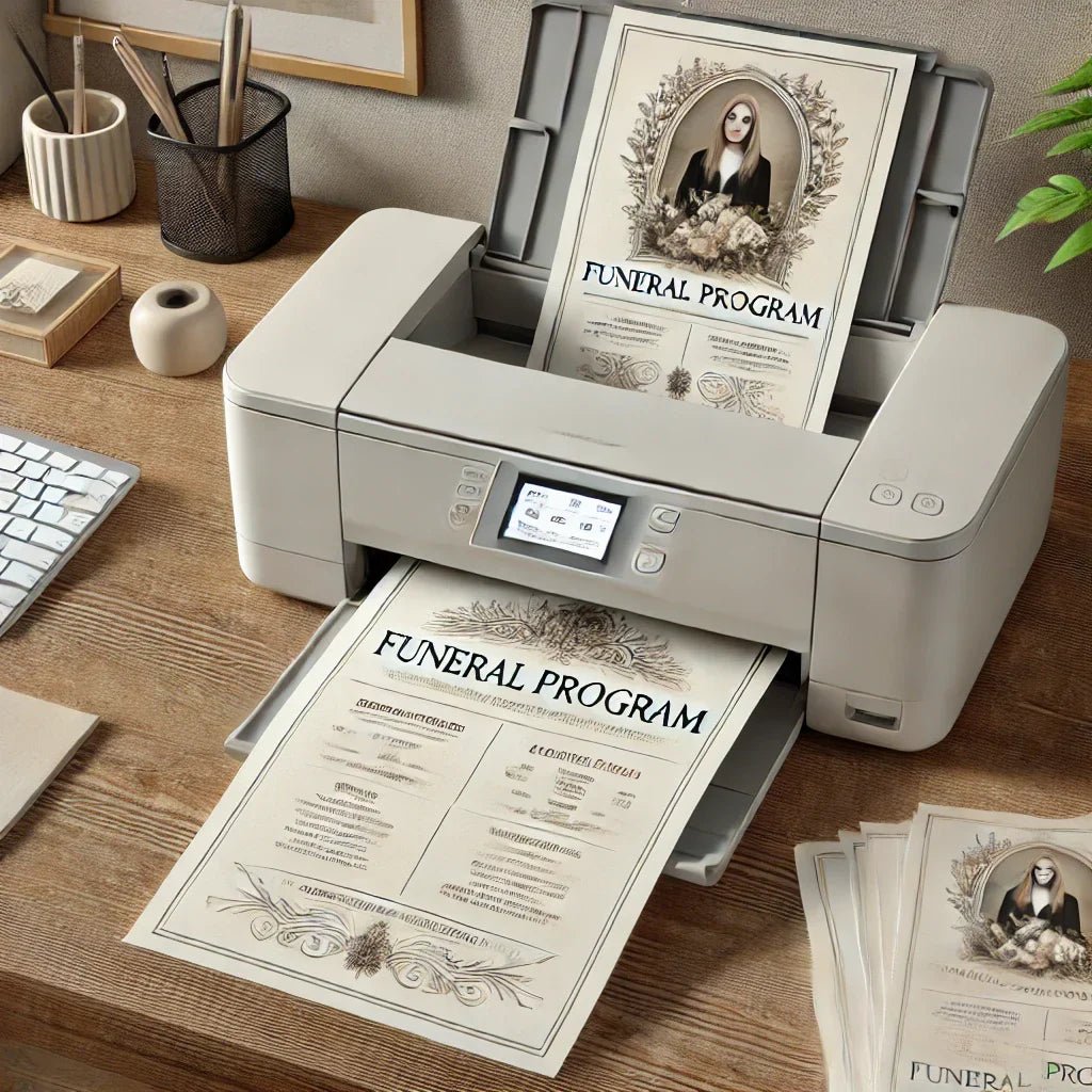 How to Print Funeral Programs at Home – The Funeral Program Site