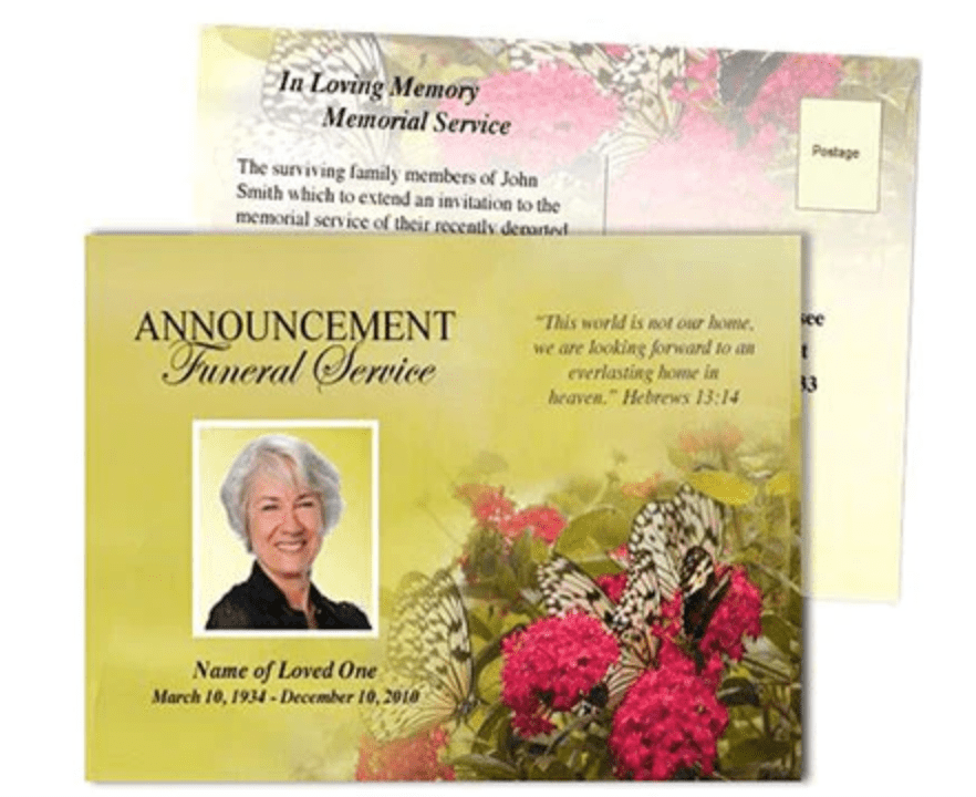 How to Write a Funeral Announcement – The Funeral Program Site