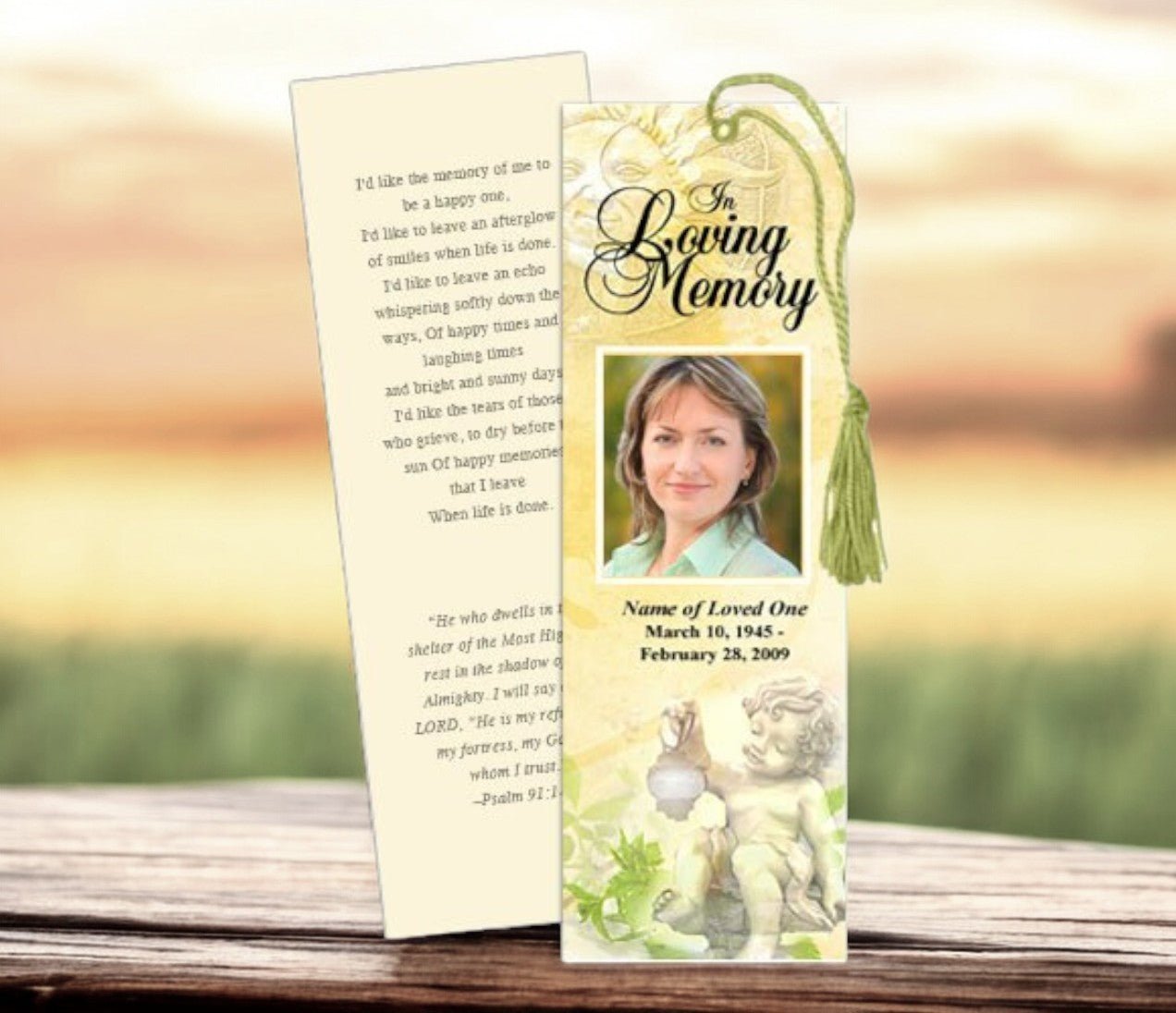 Memorial Bookmarks: A Lasting Tribute from The Funeral Program Site