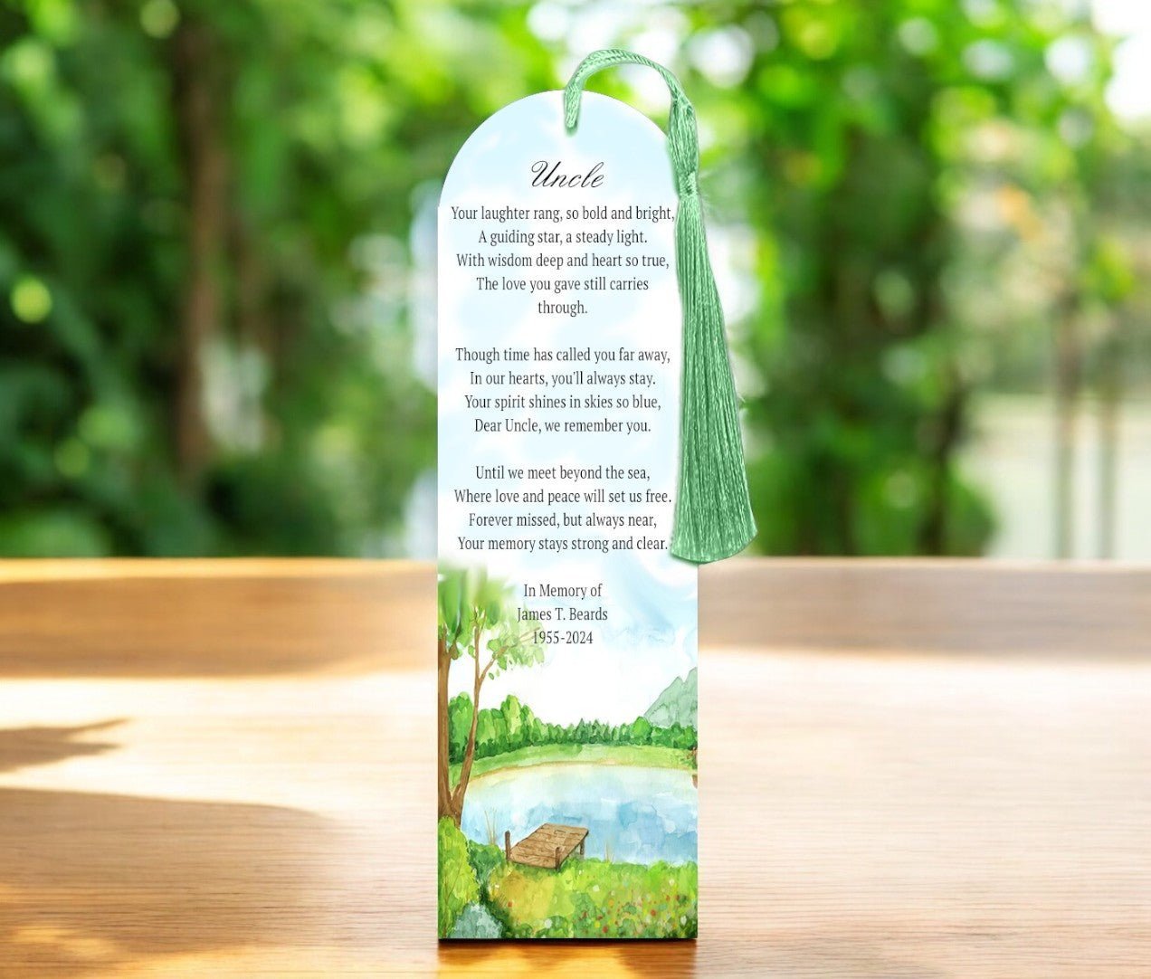 Memorial Bookmarks: Meaningful Keepsakes for Honoring a Life – The ...