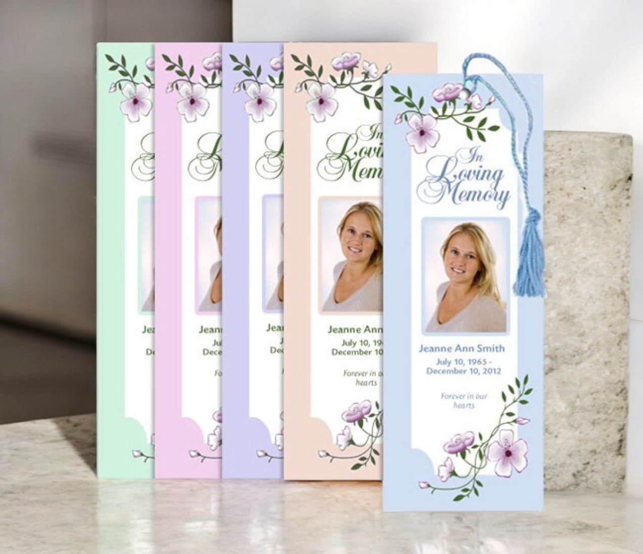 Memorial Bookmarks: Thoughtful Keepsakes for Honoring Loved Ones – The ...