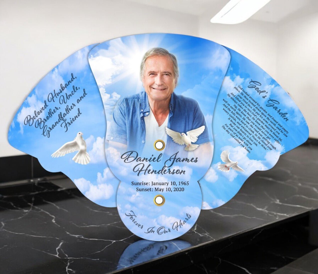 Memorial Fans: A Thoughtful Tribute by The Funeral Program Site