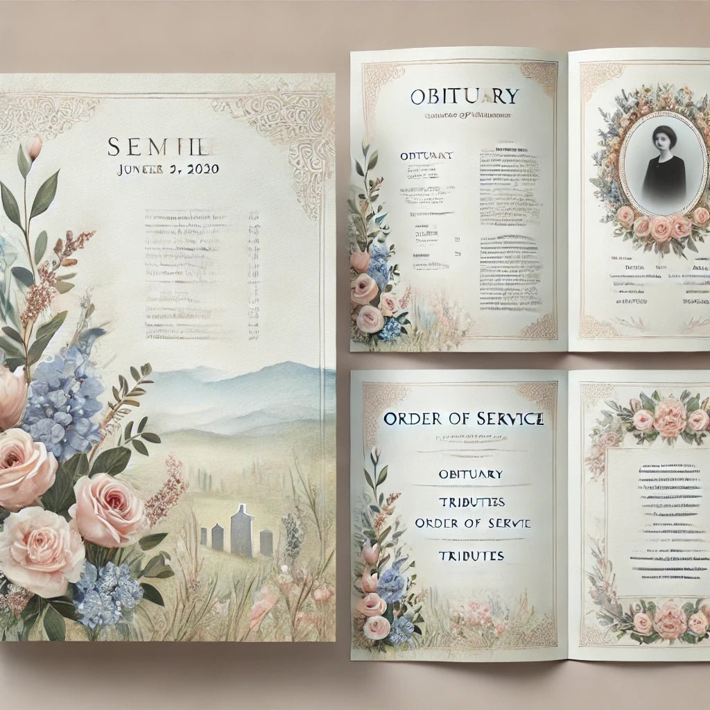 Multipage Funeral Program Template: A Comprehensive Guide to Creating ...