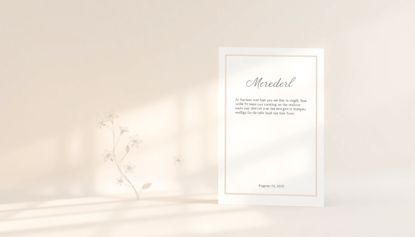 Save Time and Stress: The Best Funeral Program Templates You Need Righ ...