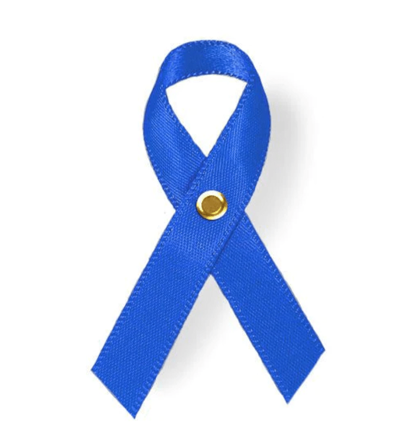 The Blue Ribbon's Significance in Colon Cancer Advocacy – The Funeral ...