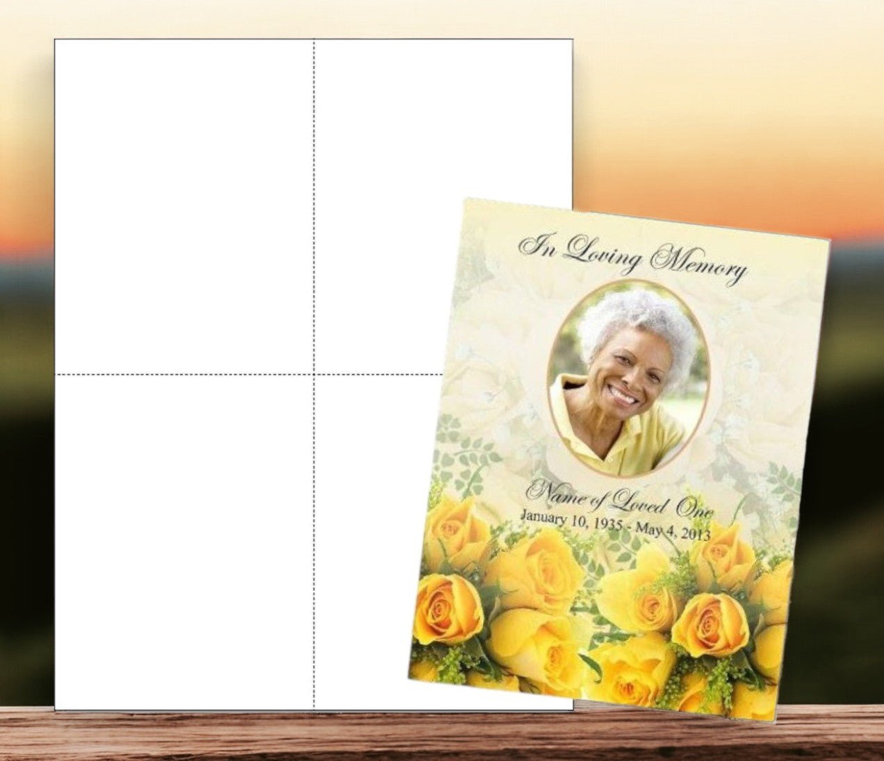 The Funeral Program Site Memorial Cards: Honoring Loved Ones Through L