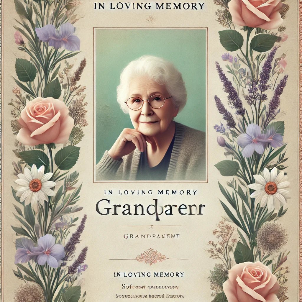 The Importance of a Thoughtful Funeral Program for Grandparents – The ...