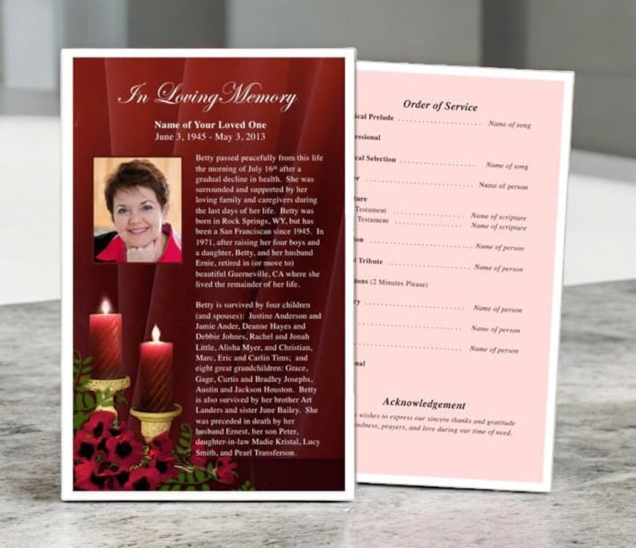 The Significance of a Funeral Pamphlet in Memorial Planning – The ...