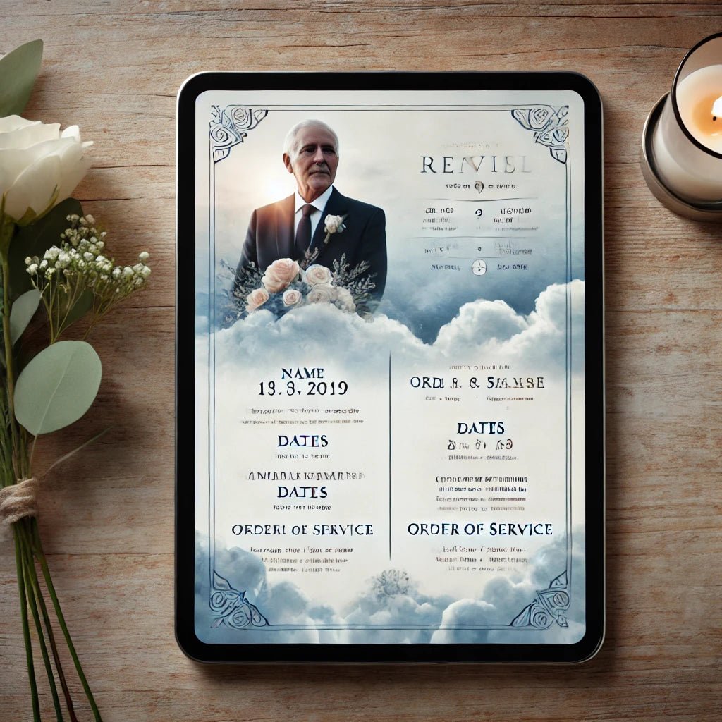 What is a Digital Funeral Program? – The Funeral Program Site