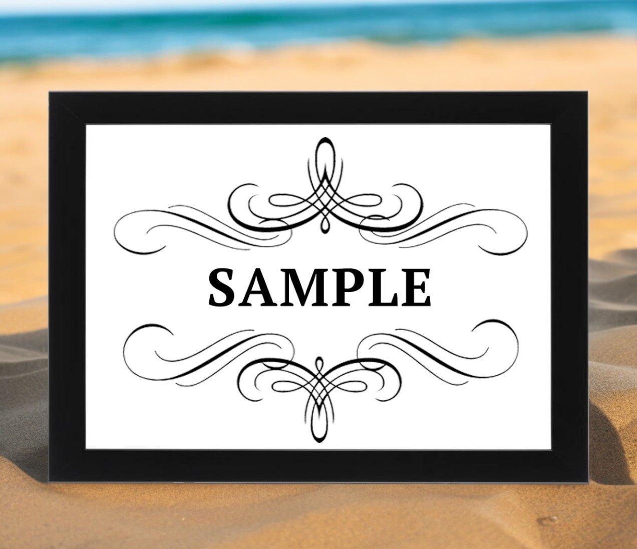 Elegant Flourish Frames & Borders For Funeral Programs - The Funeral ...