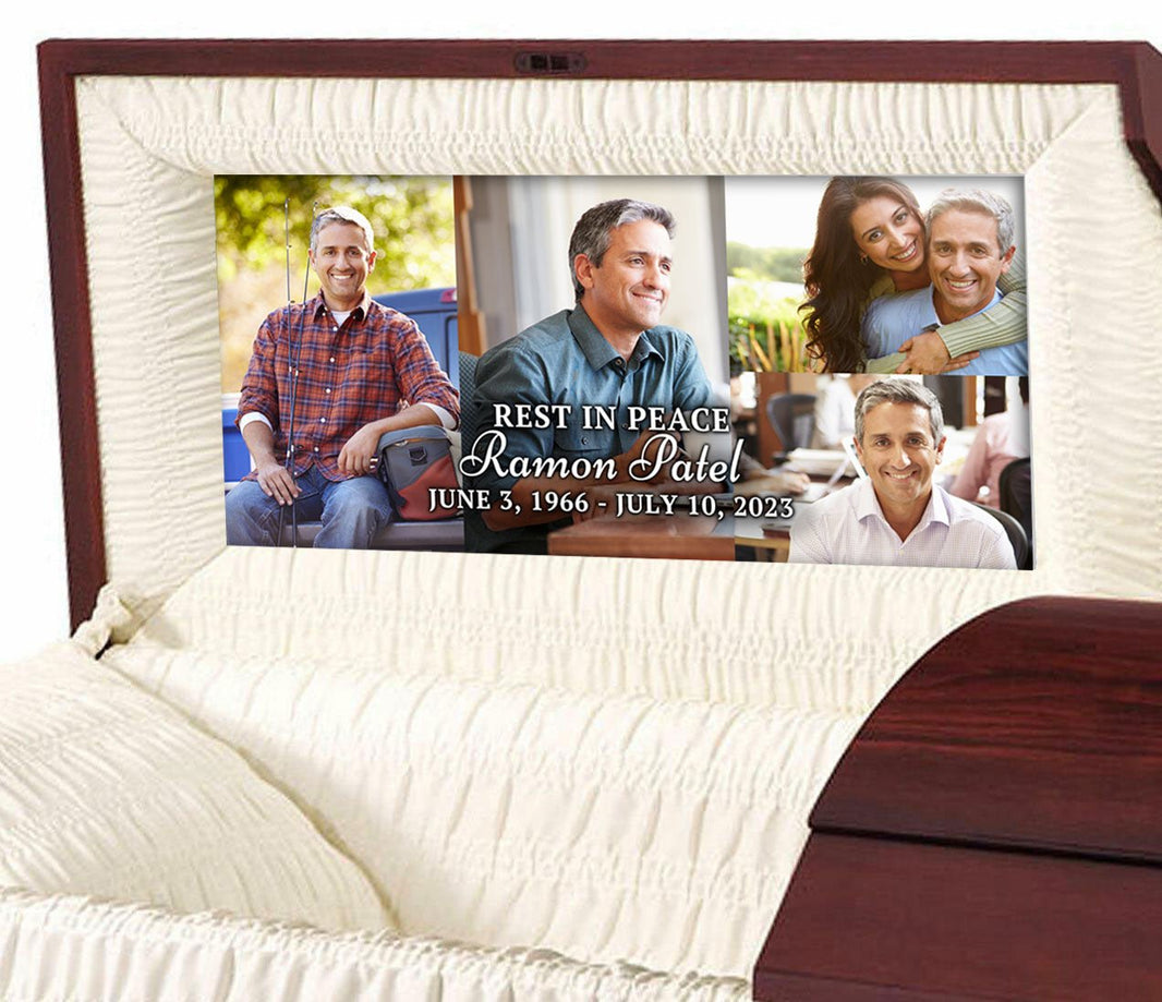 Custom Casket Panel Inserts by Funeral Program Site – The Funeral ...