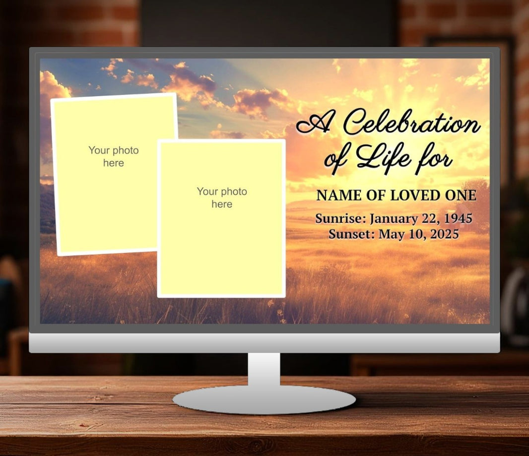 Funeral Slideshow Templates – The Funeral Program Site