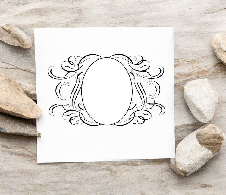 Elegant Flourish Frames & Borders For Funeral Programs - The Funeral ...