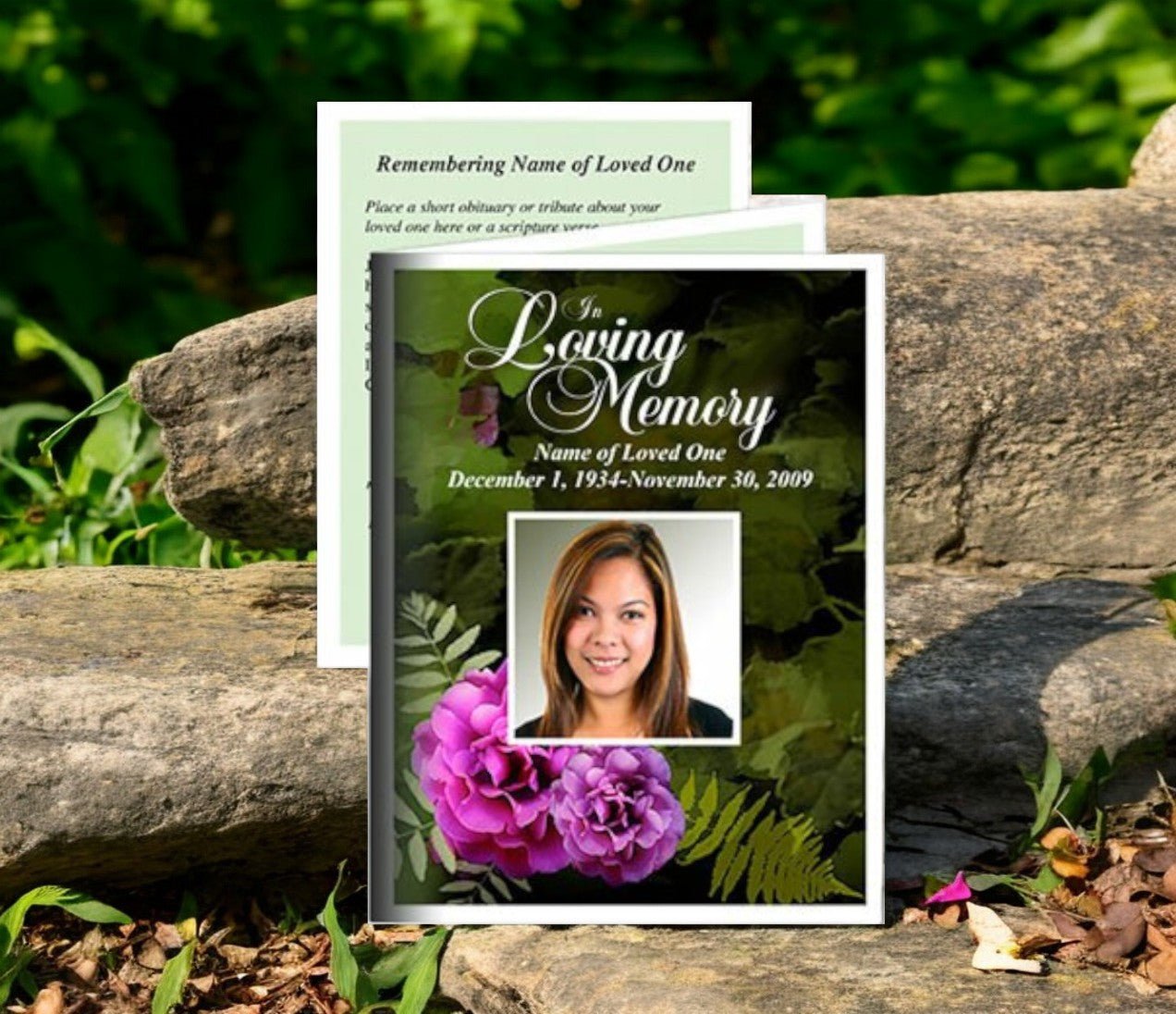 What Size Are Traditional Memorial Cards? – The Funeral Program Site