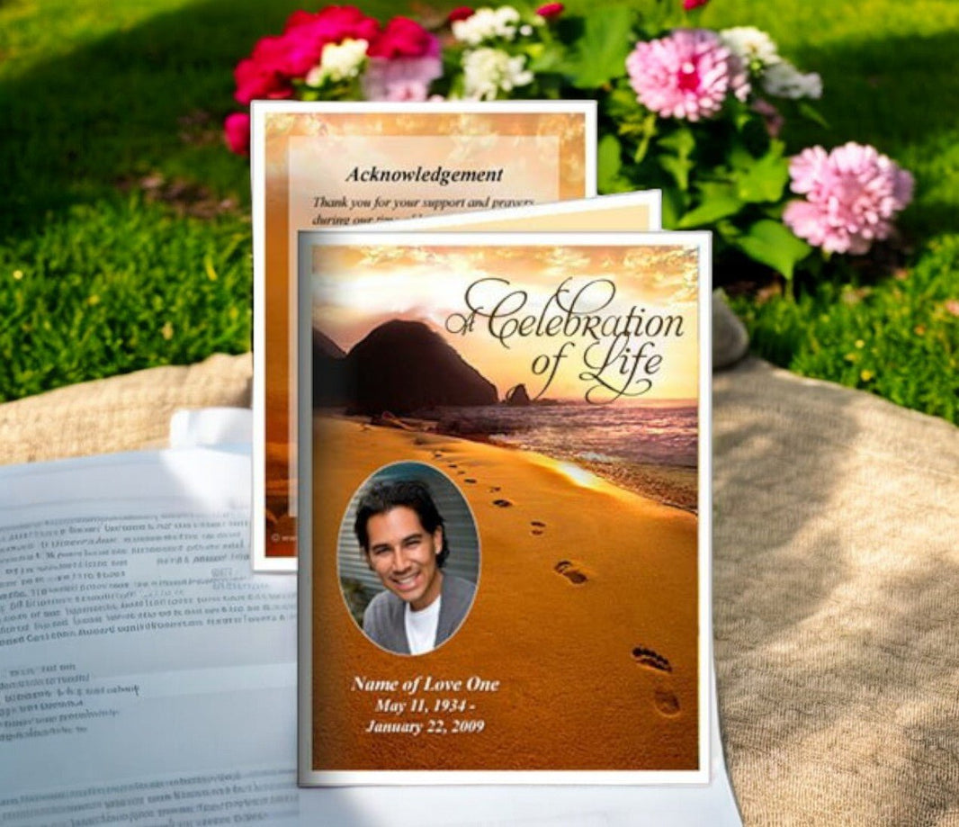 What Size Are Traditional Memorial Cards? – The Funeral Program Site