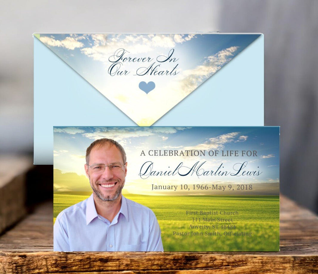 Envelope Fold Funeral Program Design and Printing - The Funeral Program ...