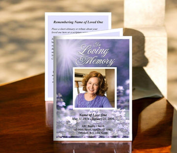 What Size Are Traditional Memorial Cards? – The Funeral Program Site