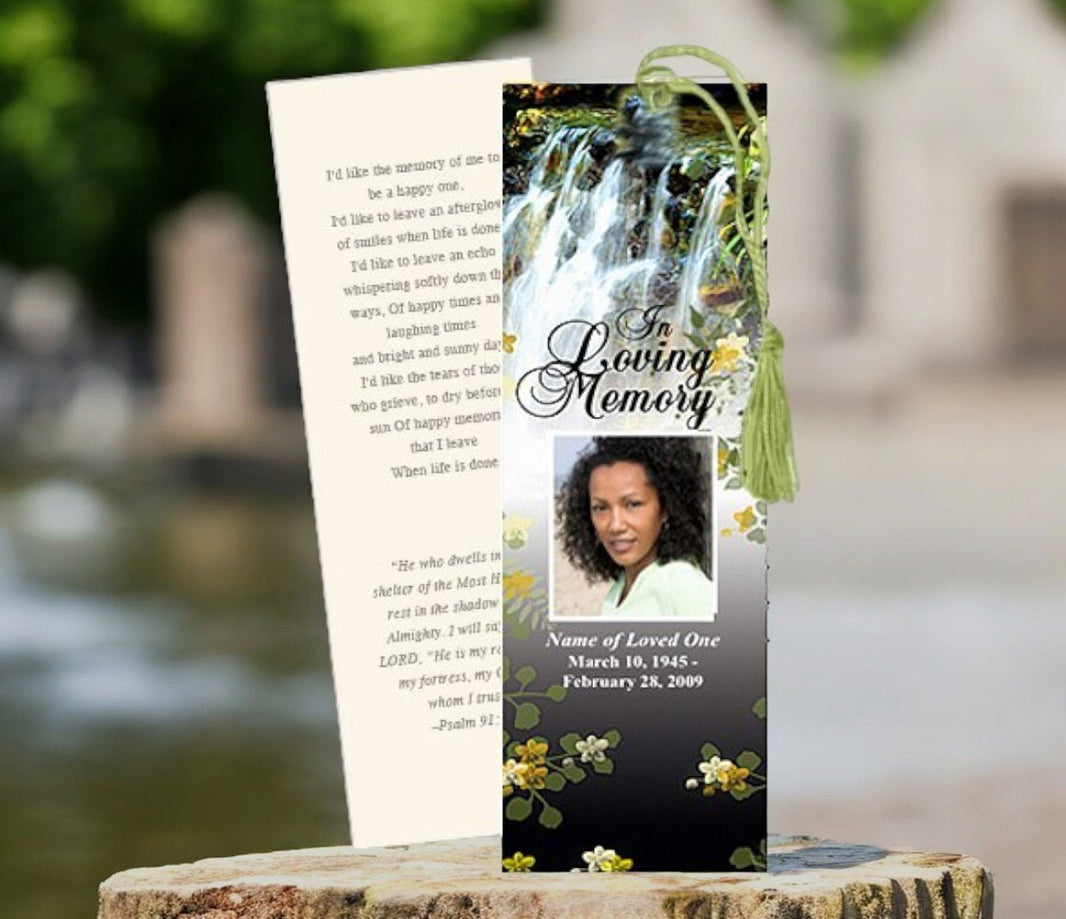 Memorial Bookmark Wording Examples – The Funeral Program Site