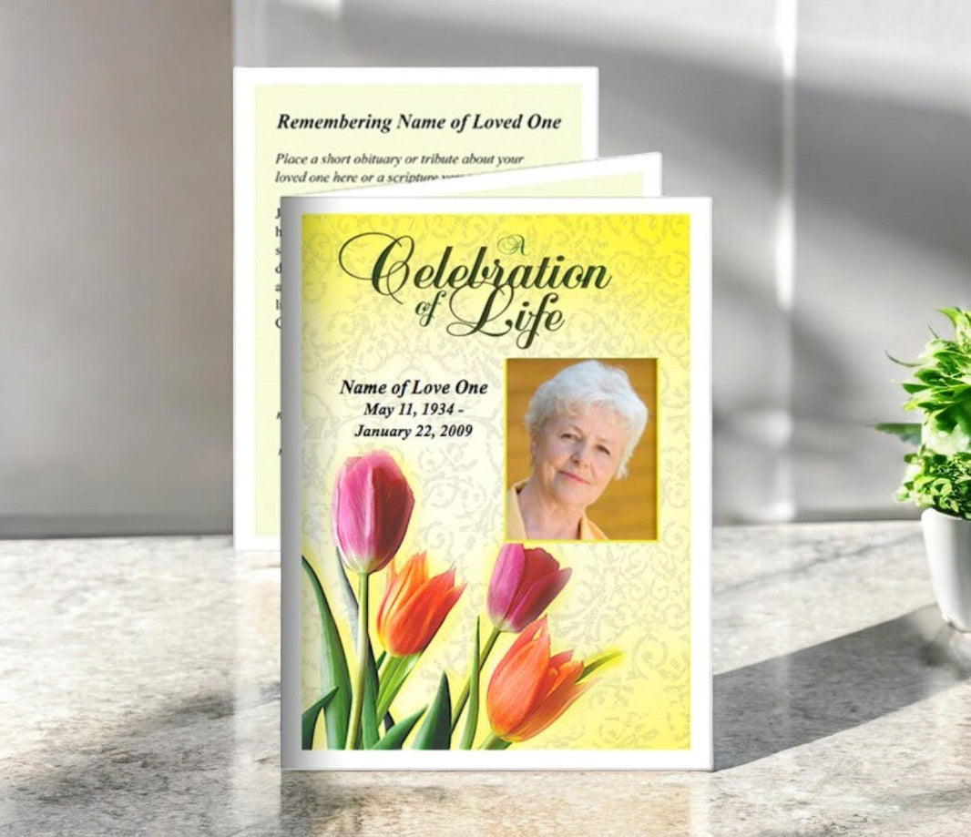 What Size Are Traditional Memorial Cards? – The Funeral Program Site
