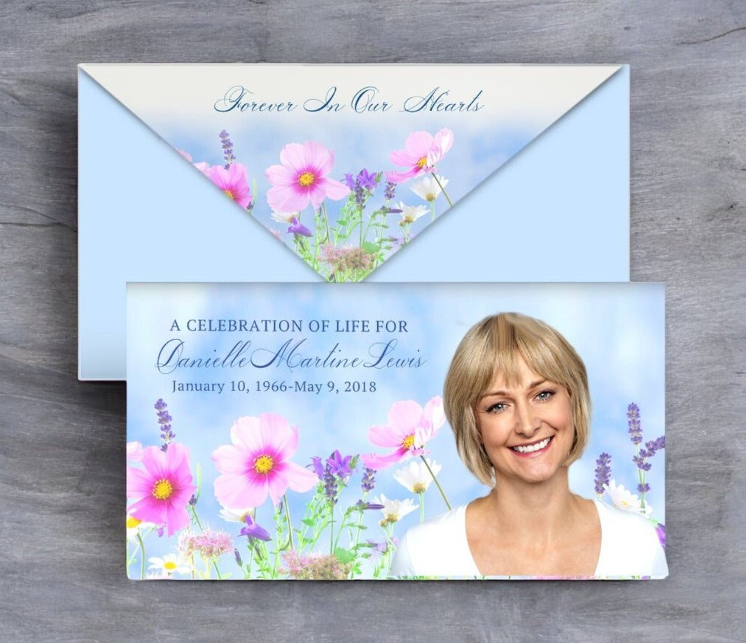 Envelope Fold Funeral Program Design and Printing - The Funeral Program ...