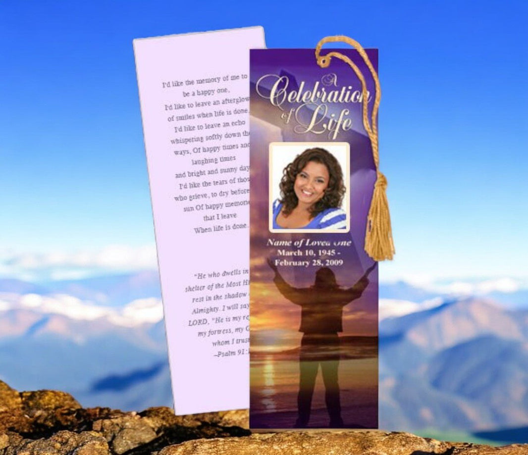 Memorial Bookmark Wording Examples – The Funeral Program Site