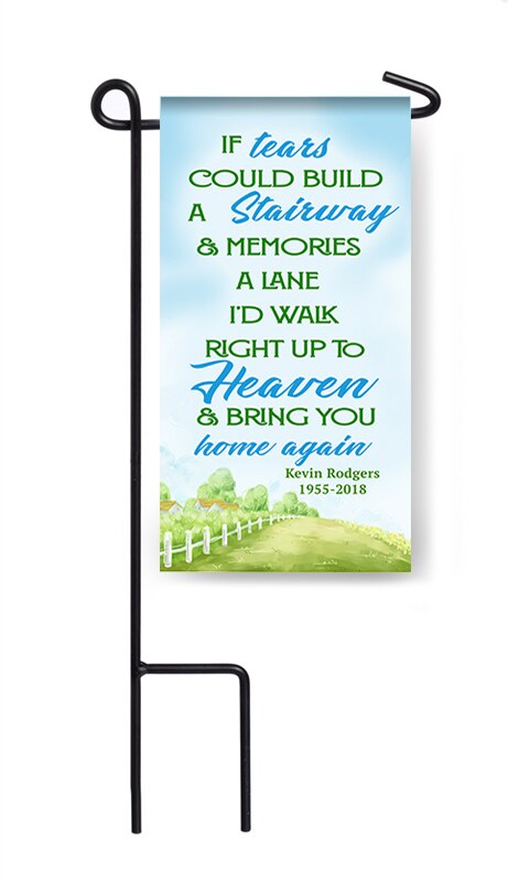 Memorial Garden Flags | In Loving Memory Cemetery Garden Flags – The ...